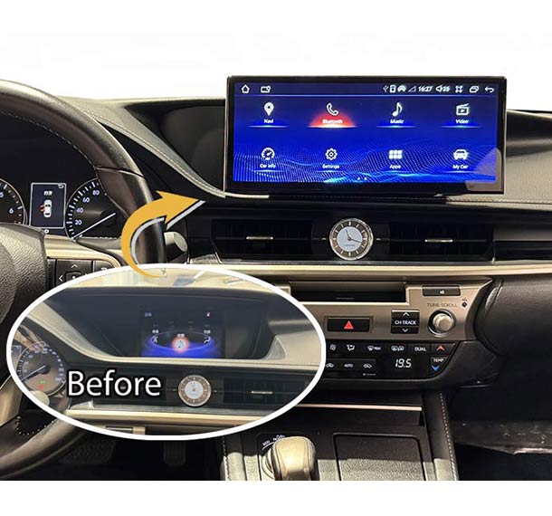 12.3'' Ultra Android GPS Screen for Lexus ES200 (2013-2017) Wireless ...